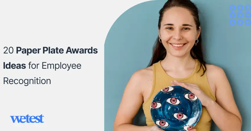 20 Paper Plate Awards Ideas for Employee Recognition - We Test