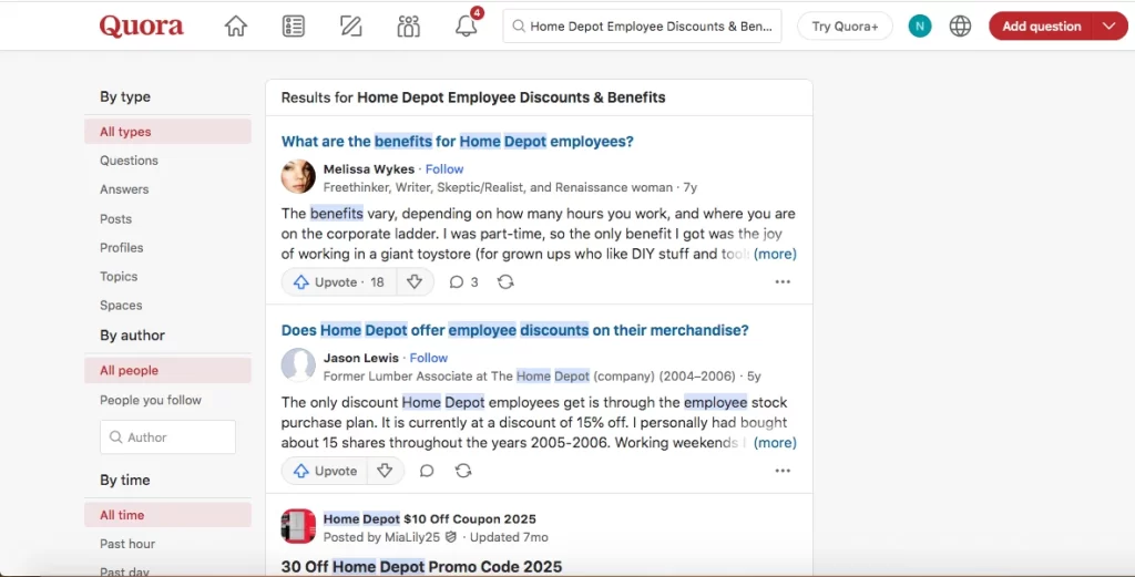 Home Depot Employee Discounts & Benefits - Wetest